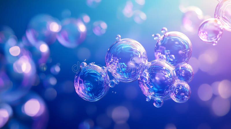 An Abstract View of a Cell Structure Represented by the Soap Bubbles in ...