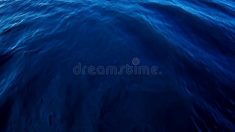Deep Blue Ocean Surface with Gentle Wave Ripples Stock Video - Video of ...