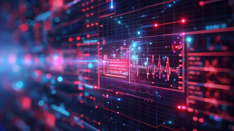 Abstract View of Digital Health Records the Intersection of Technology ...