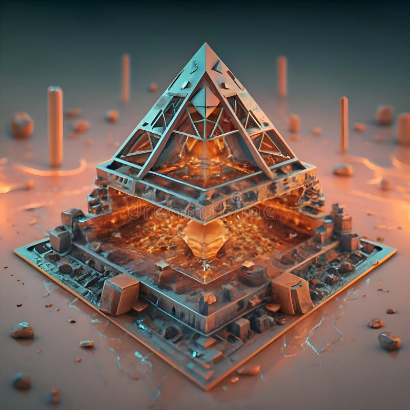 Abstract View of Four Dimension and Ether, Energy Power. Spiritual ...