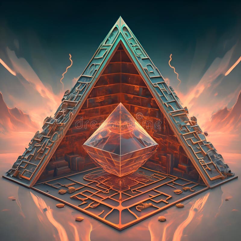 Abstract View of Four Dimension and Ether, Energy Power. Spiritual ...