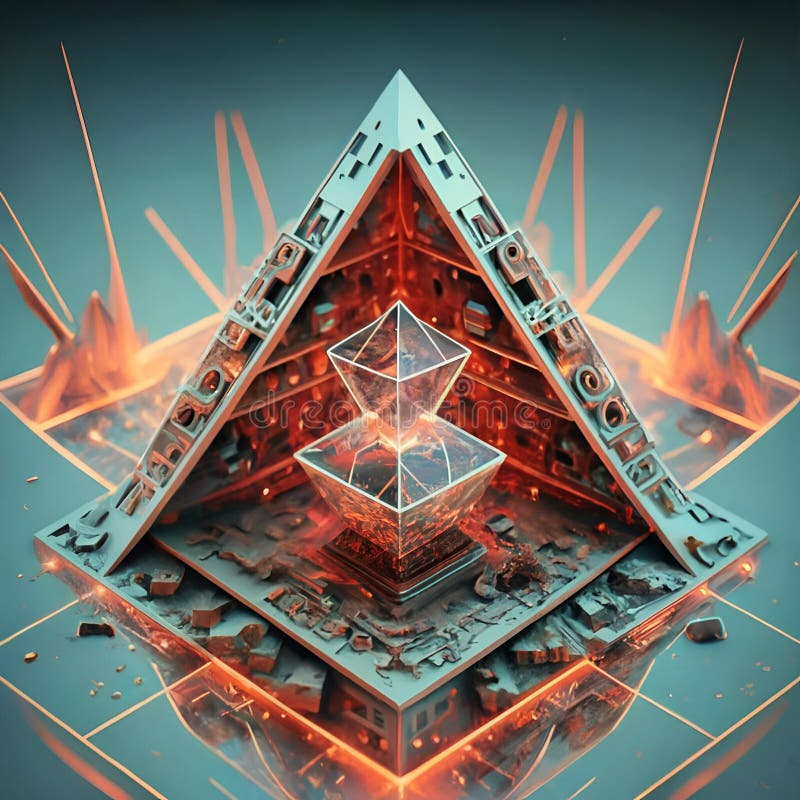 Abstract View of Four Dimension and Ether, Energy Power. Spiritual ...