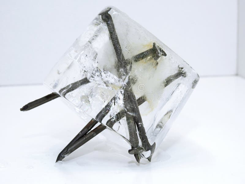 Abstract View for Frozen Building Construction. Stock Image - Image of ...