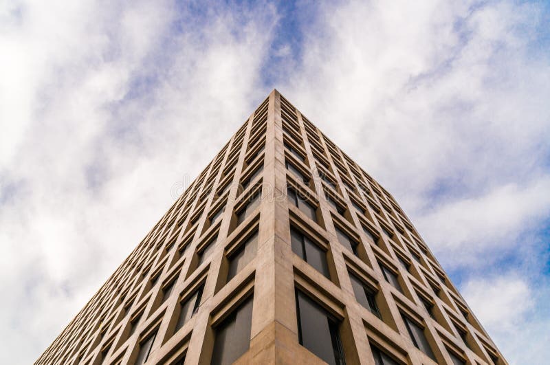 Abstract View of Geometrical Architecture Elements of a Building. Stock ...