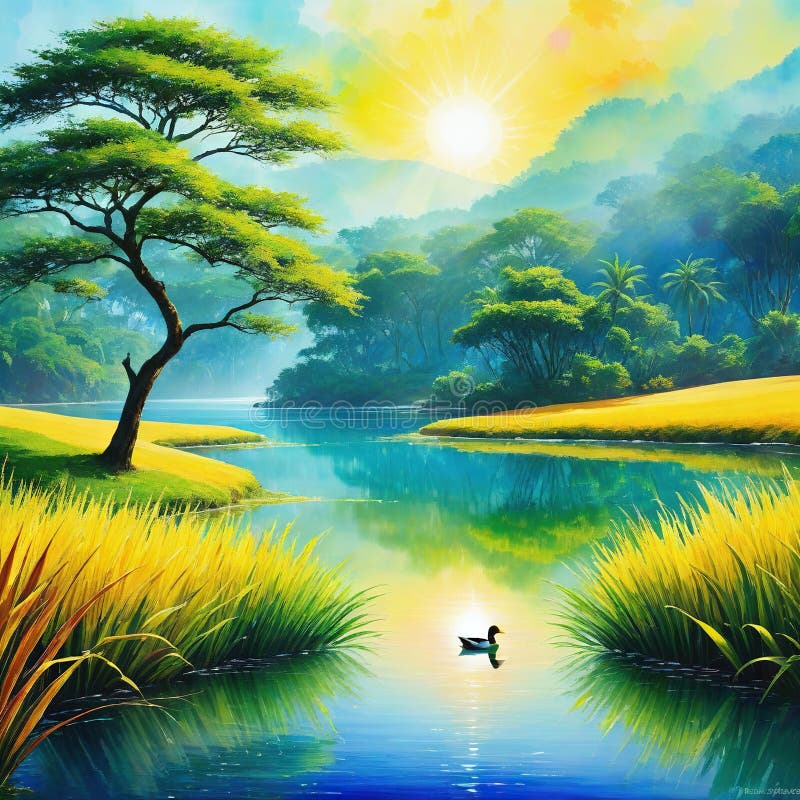 Abstract View of a Journey To this Image is Not Based on Any Original ...