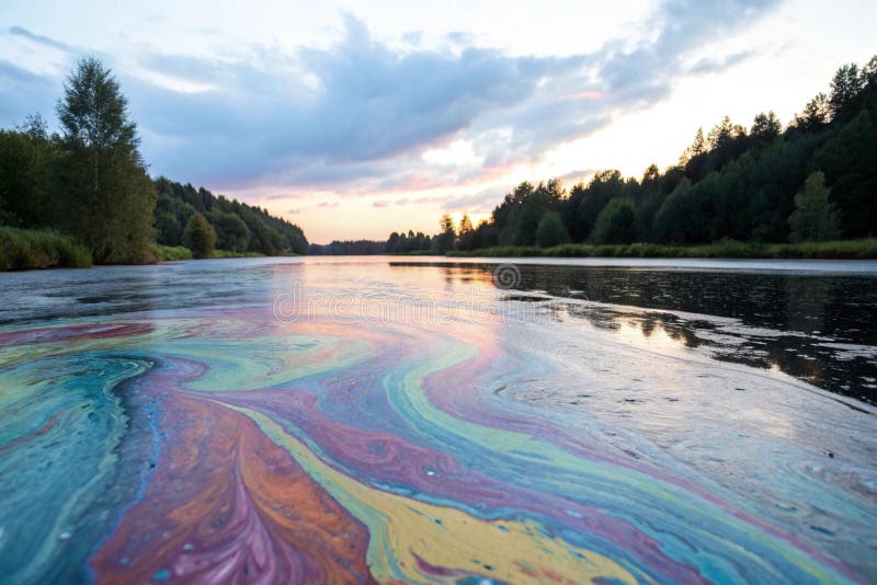 Beautiful Abstraction of Liquid Paints in Slow Blending Flow Mixing ...