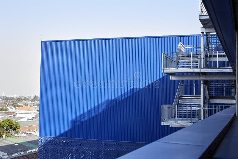 Abstract View of Modern Building with Stairs Stock Image - Image of ...