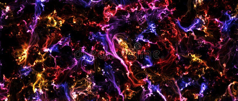 Abstract View from Plasma Fire Hell. Red Wallpaper, the Universe is ...