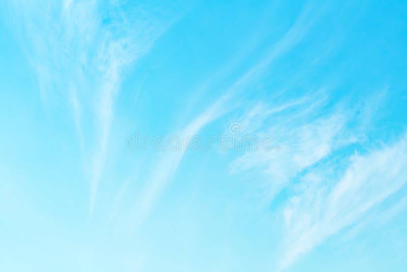 Turquoise Sky With Clouds Backdrop. Abstract Background Stock Image ...