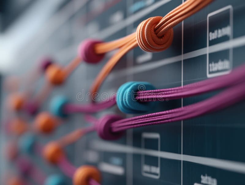 Abstract View of a Virtual Whiteboard during a Brainstorming Session ...