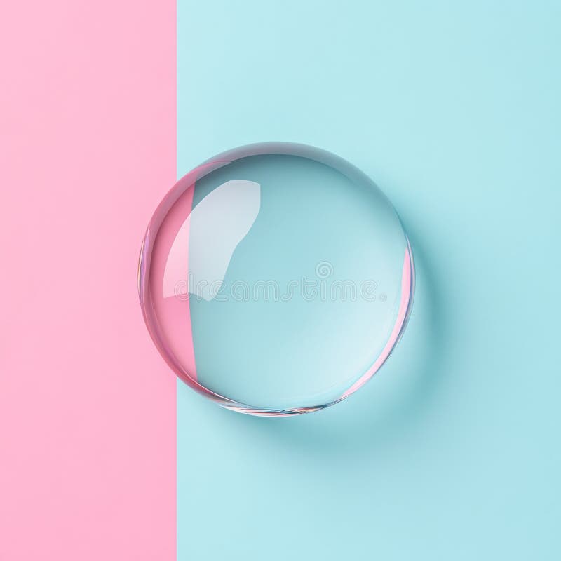 An Abstract View of a Water Drop Round at the Center in a Minimalistic ...