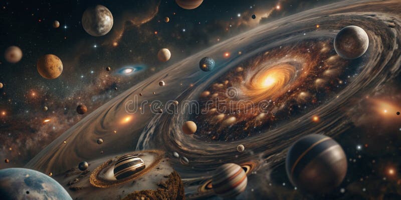 Exploring the Cosmos: Abstract Views of Stars Planets and Dark Matter ...