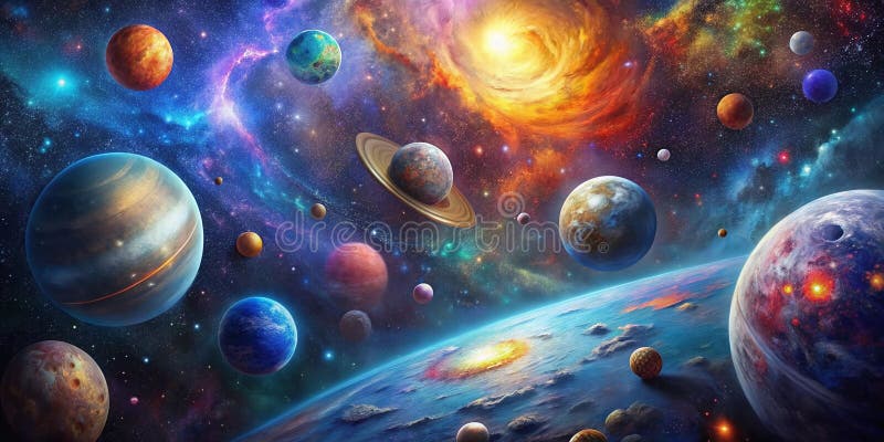Exploring the Cosmos: Abstract Views of Stars Planets and Dark Matter ...