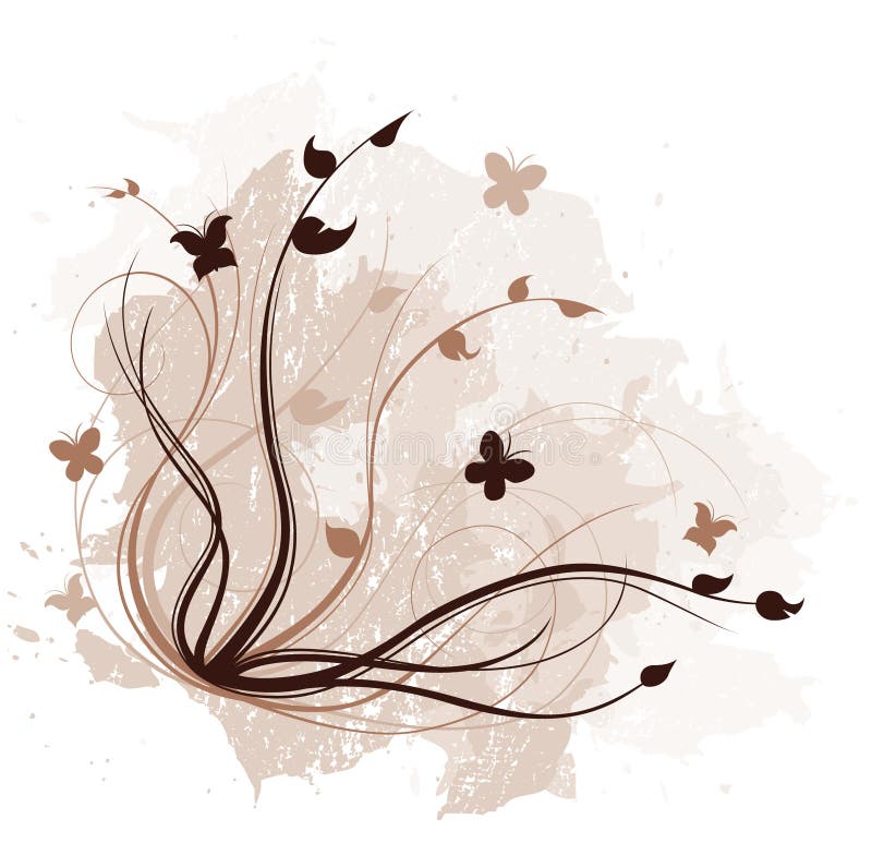 Abstract Vines stock vector. Illustration of background - 13733019