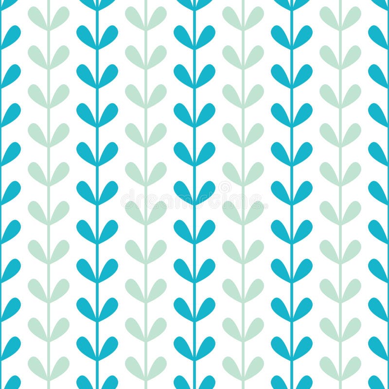 Abstract Vines Leaves Seamless Pattern Background Stock Vector ...