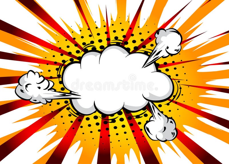 Abstract Vintage Cartoon Backgrounds, Comic Book Backdrop. Retro Vector ...