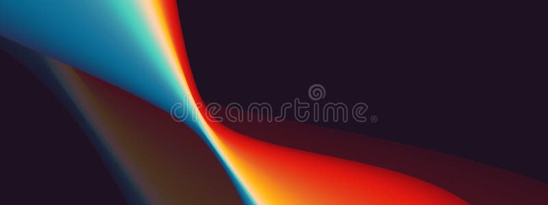 Abstract Vintage Color Curve Shape Background. Vector Illustration ...
