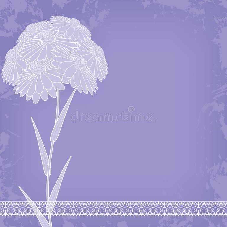 Abstract vintage flowers stock vector. Illustration of card - 26227347