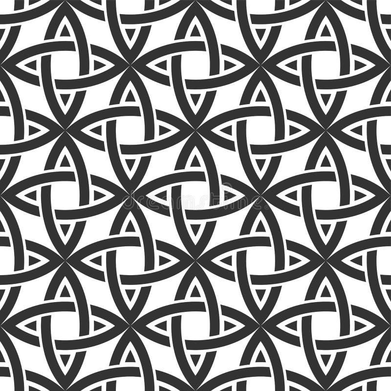 Abstract Vintage Geometric Seamless Pattern. Celtic Seamless Pattern ...