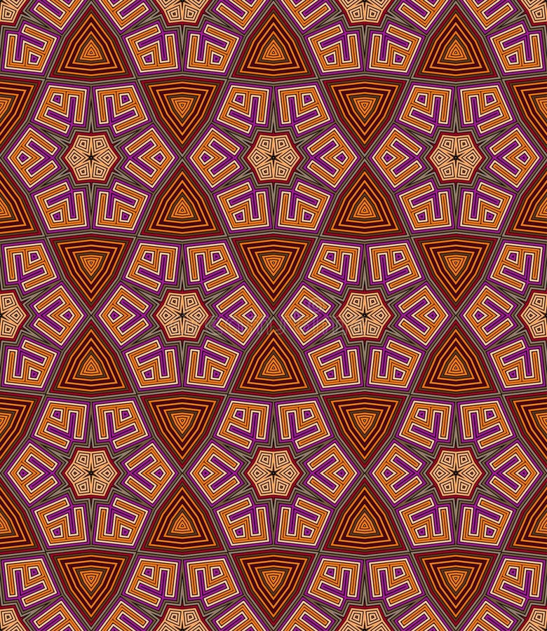 Abstract Vintage Geometric Wallpaper Pattern Stock Vector ...