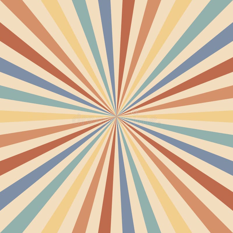 Abstract Vintage Retro Sunburst Background Stock Vector - Illustration ...