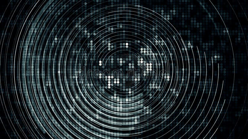 Abstract Vintage Tile Pattern and Circular Loop Stock Footage - Video ...