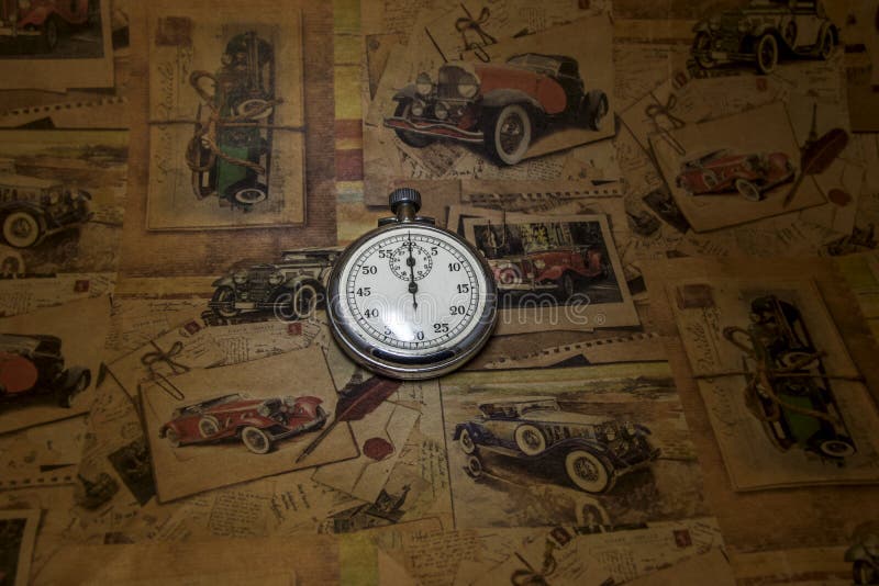 Abstract Vintage Time Conceptual Stock Image - Image of cycle, machine ...