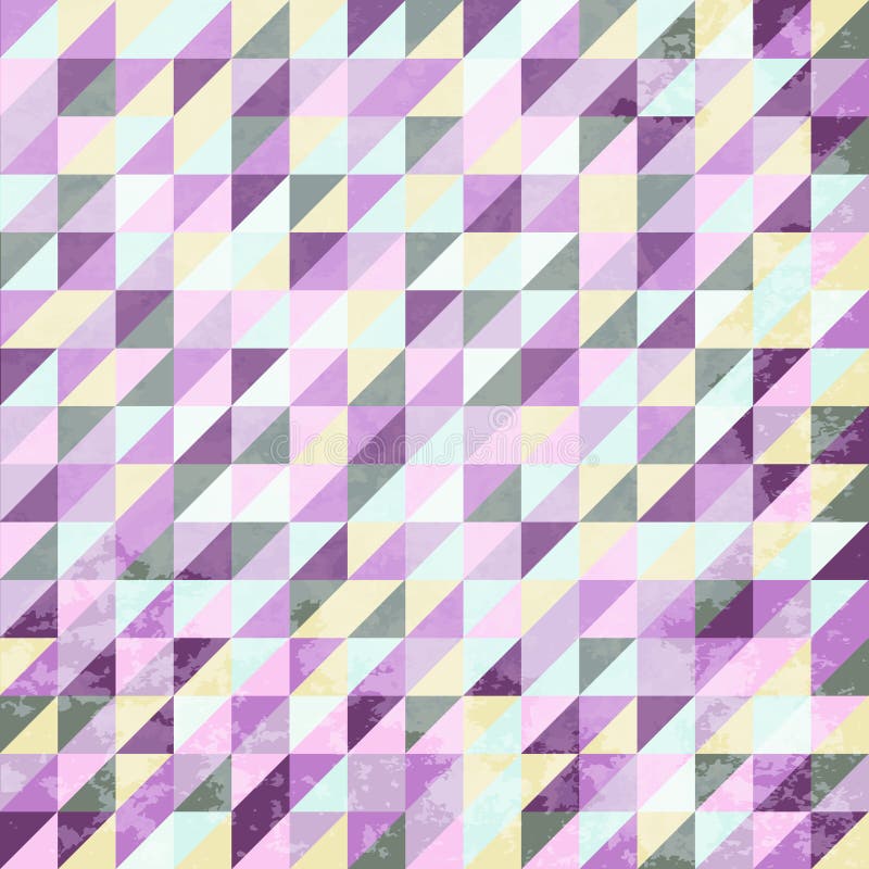 Abstract Vintage Triangles Background Stock Vector - Illustration of ...
