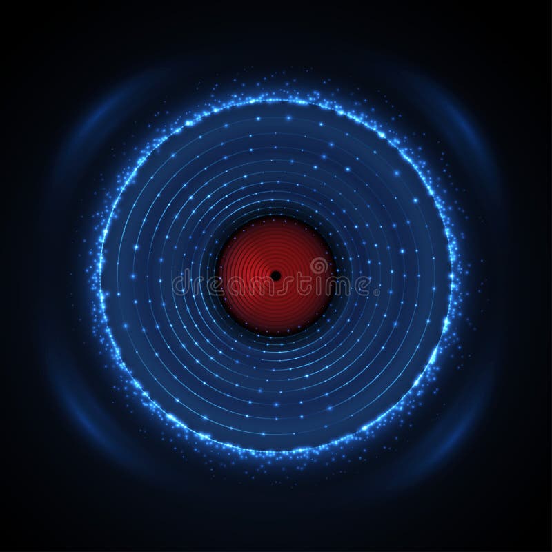 Abstract Vinyl Records Music Album Covers Set. Stock Vector ...