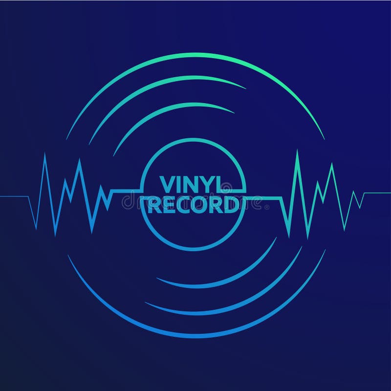 Abstract Vinyl Records Muziekalbum Cover Set Vector Illustratie ...