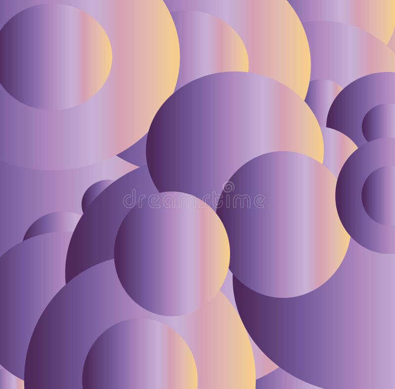 Abstract Violet Background with Circles Stock Vector - Illustration of ...