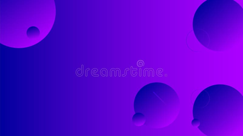Abstract Violet Background Design. Geometric Circles and Light Effect ...