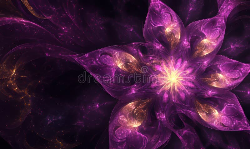 Violet Background Features Glossy Explosion Star Intricate Lines ...