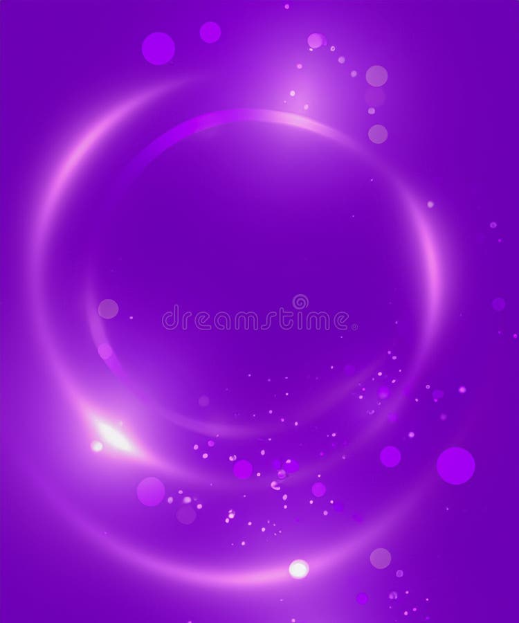 Abstract Violet Background with Scintillating Circles and Gloss Stock ...