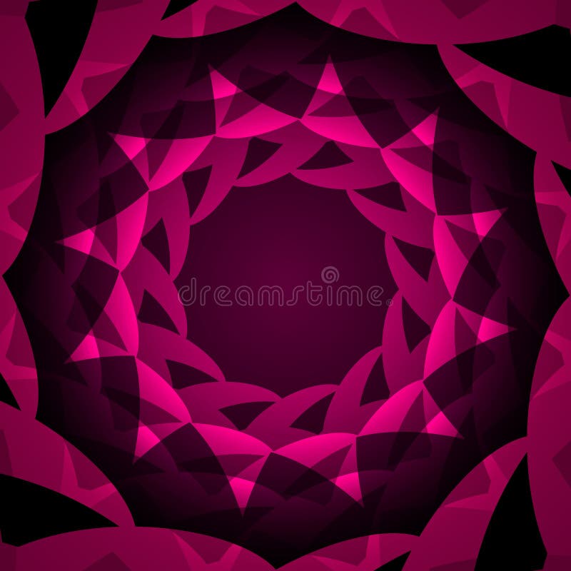 Abstract Violet Circular Text Layout Stock Vector - Illustration of ...