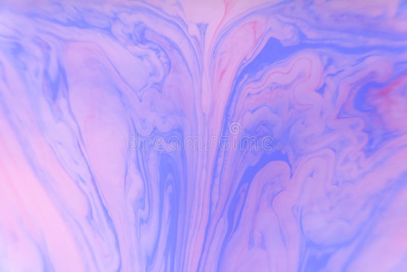 Abstract Violet Marble Background. Stains of Paint on the Water. Stock ...