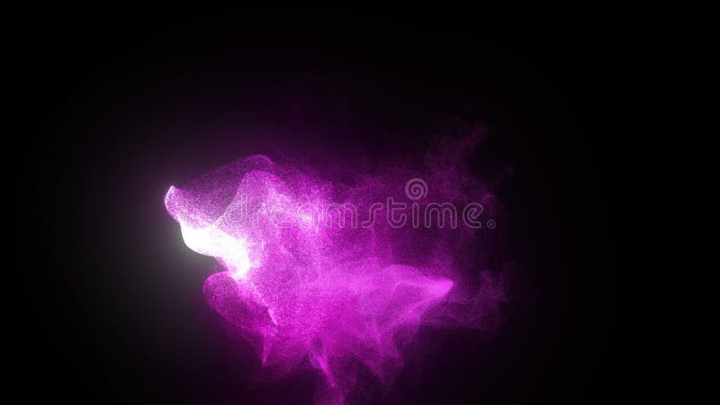 Abstract violet particles stock illustration. Illustration of dots ...