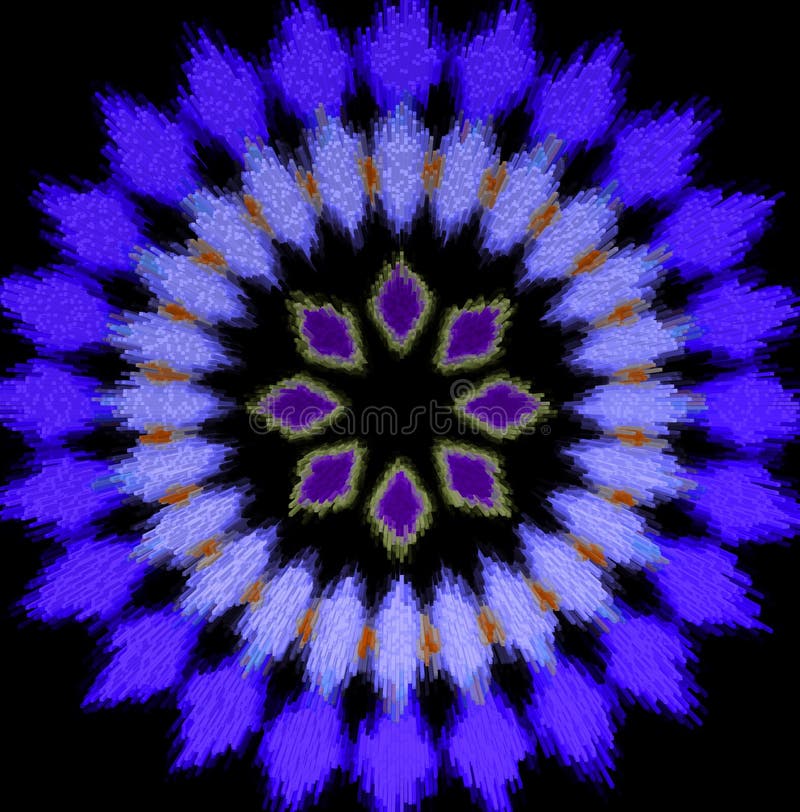 Violet Radial Retro Background. Violet and Blue Abstract and Gradient ...