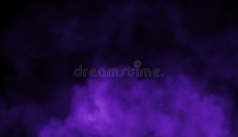 Abstract Violet Smoke Mist Fog on a Black Background. Texture. Design ...