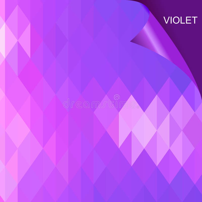 F Violet Triangle Background Stock Vector - Illustration of creative ...
