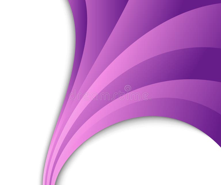 Abstract violet wave flow stock vector. Illustration of shape - 14674656