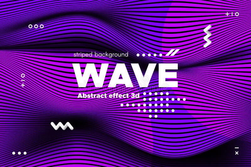 Abstract Ultraviolet Linear Background. Stock Vector - Illustration of ...