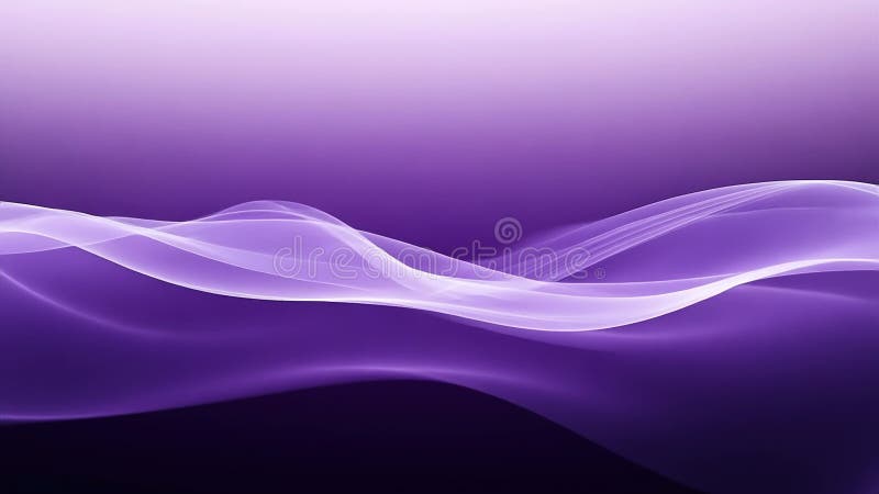 Abstract Violet and White Flowing Waves on Gradient Background Stock Footage - Video of ...