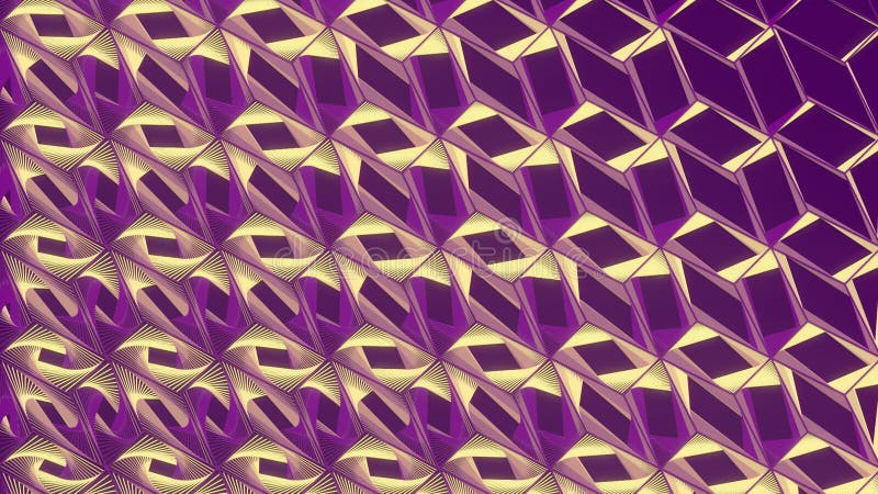 Abstract Violet Wireframe Backdrop. 3d Rendering Seamless Loop ...