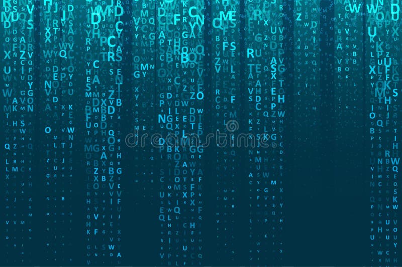 Abstract Virtual Digital Stream Stock Vector - Illustration of digital ...