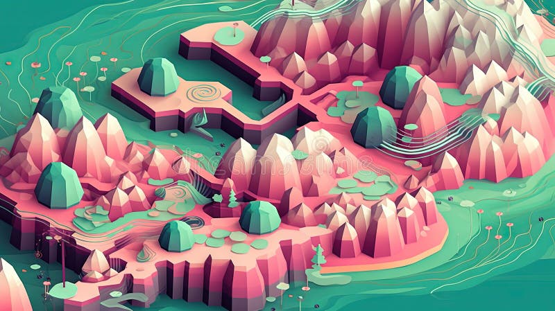 Isometric Soil Layers Diagram, Cross Section of Green Grass and ...
