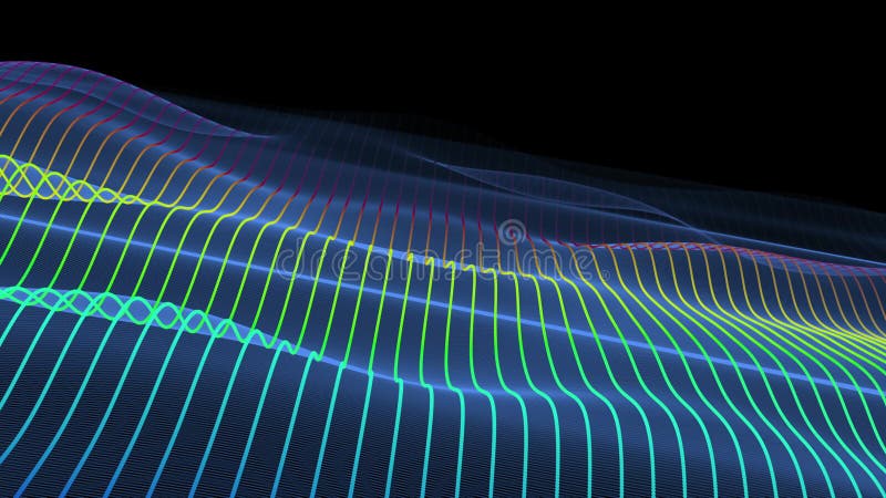 Abstract Virtual Texture Motion Graphic Flow Concept Background Stock ...