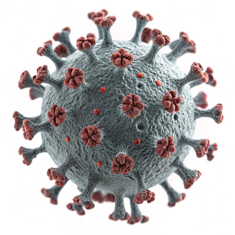 Abstract Virus Structure 3D Modeling PSD File Stock Illustration ...