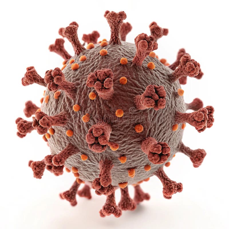 Abstract Virus Structure 3D Modeling PSD File Realistic Virus Isolated ...