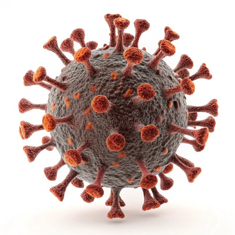 Abstract Virus Structure 3D Modeling PSD File Realistic Virus Isolated ...